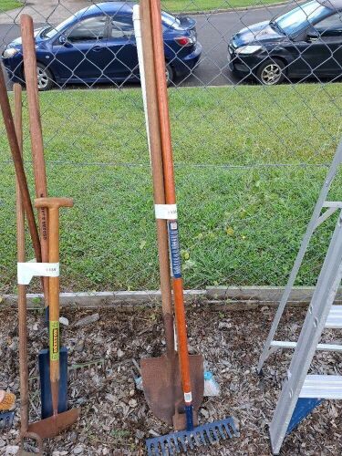 Assorted garden tools
