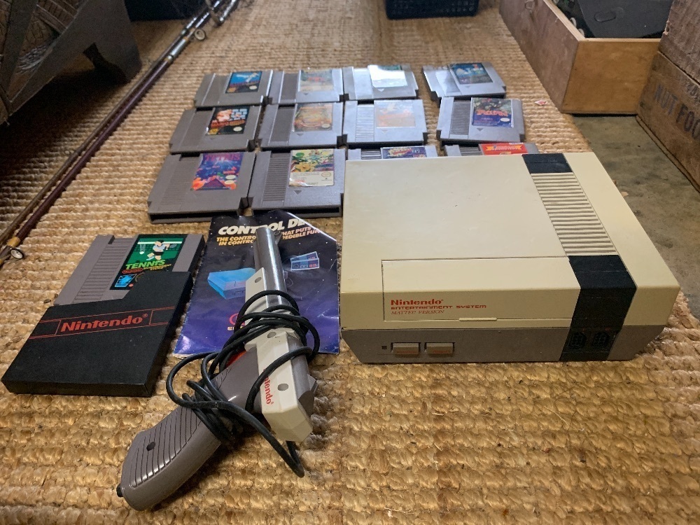 Vintage Old Skool Nintendo Entertainment System - Mattel Version 13 ...