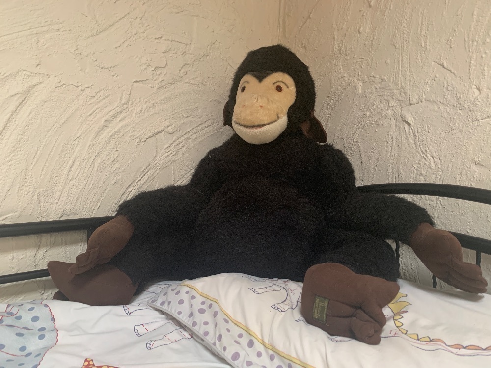 Large Vintage Merrythought Monkey Toy for Harrods