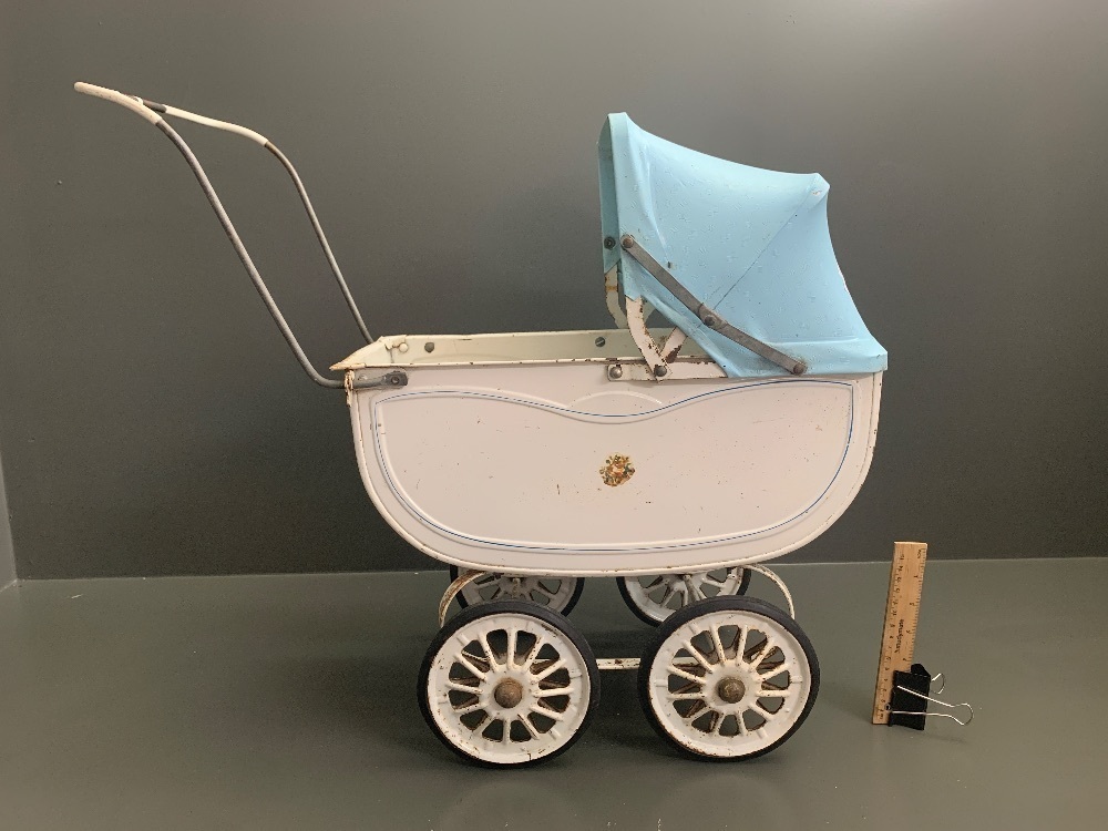 Vintage 1960's Cyclops Dolls Pram with Hood