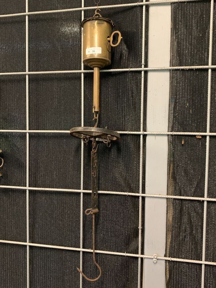 Antique Victorian Brass Clockwork Rotisserie