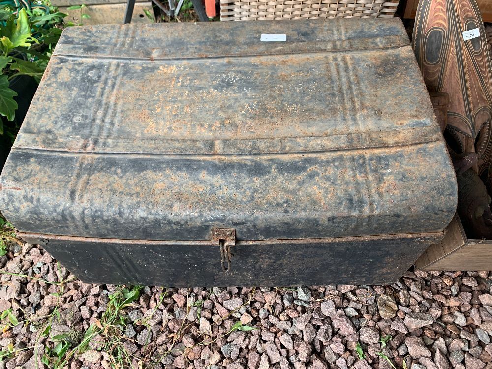 Vintage Tin Trunk