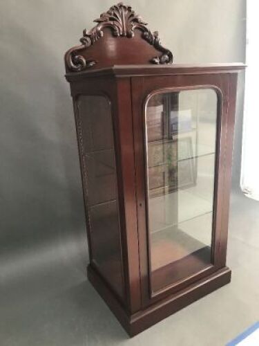 Victorian Mahogany Glazed Display Case