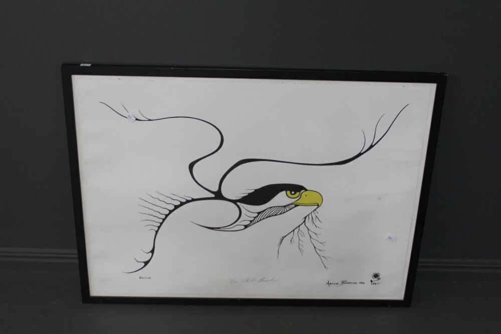Framed Signed Ltd. Edition Print Nesting by Archie Beaulieu - Canadian ...