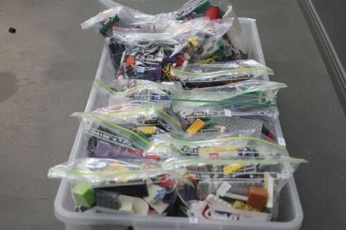 Extra Large Lot of Lego Pieces Sorted in Numbered Bags