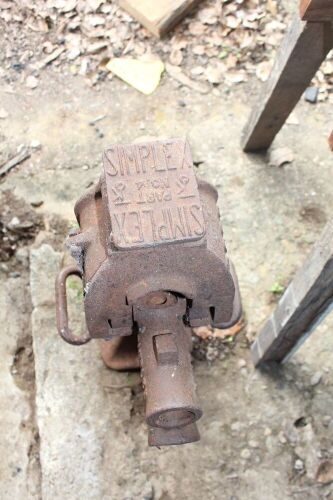 Vintage Simplex Part No.4 Railroad Ratchet Jack