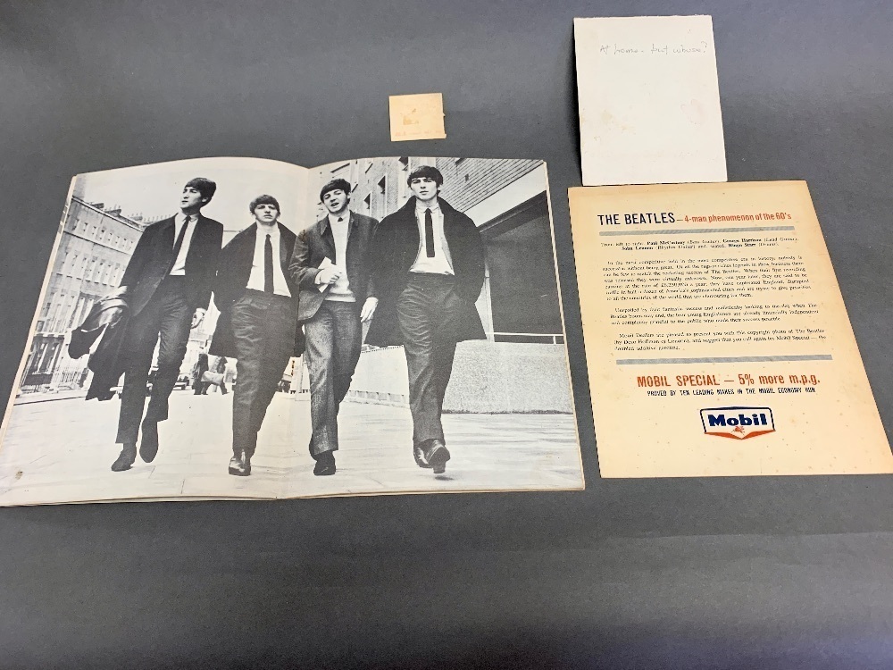 Asstd Beatles Memorabilia inc. 1964 Studio Photo, Program, Ticket and ...