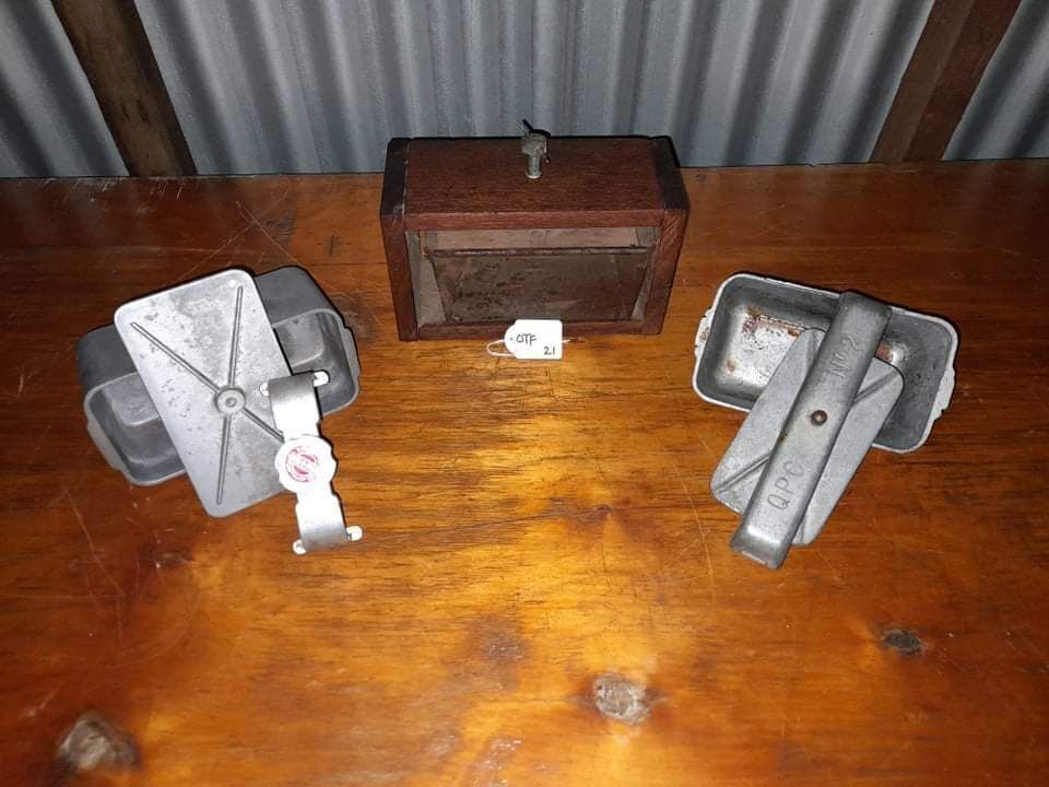 3 X VINTAGE OX TONGUE PRESSES- HANDMADE, QPC - NO.2, COOK N PRESS ...