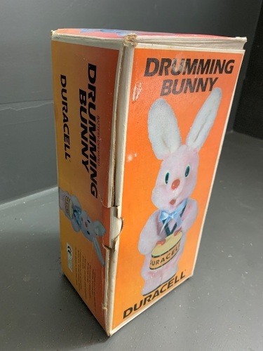 Duracell Batteries Drumming Bunny Toy in Original Box