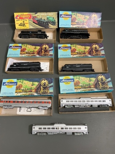 Asstd Lot of 7 Vintage USA Model Trains - 6 In Original Boxes - Athearn ...