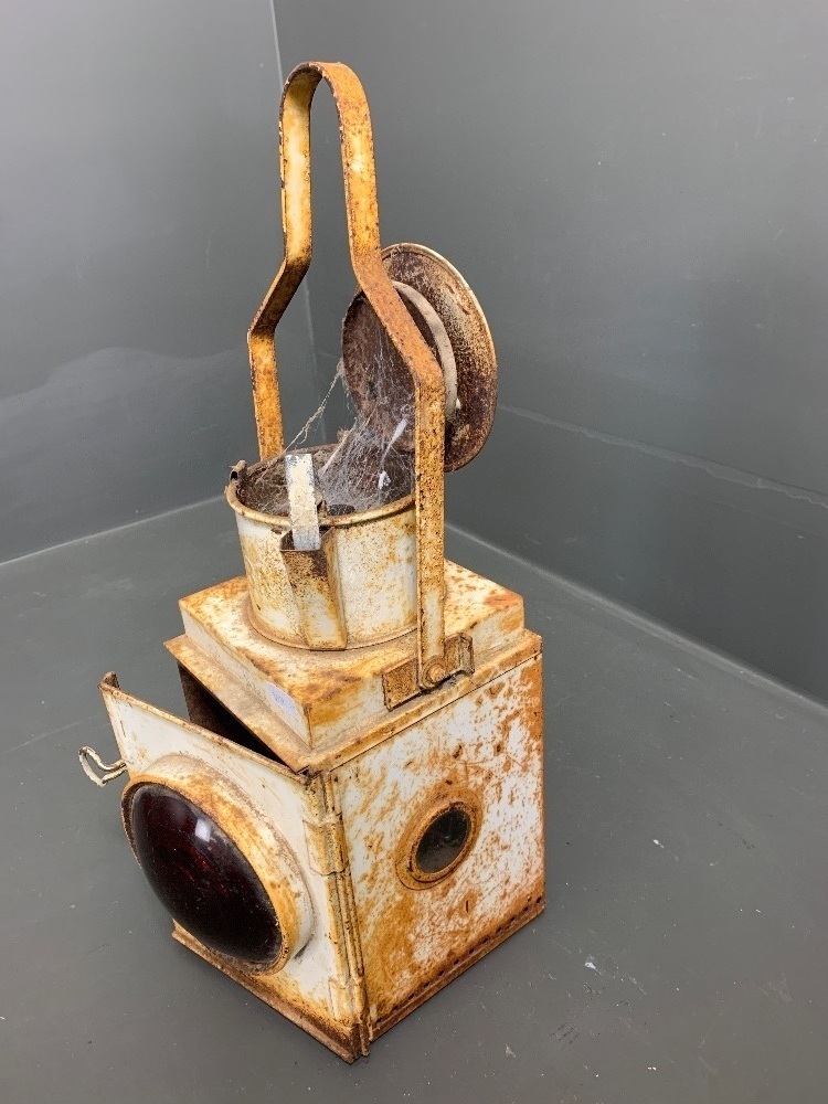Vintage British Rail Kero Signalling Lantern with Original Burner and ...