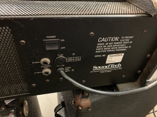 Pair of Peavey Model 112H 2-Way 150 Watt Speakers Soundtech 306D 6 ...