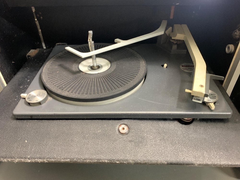 Vintage Australian Retro Pye Black Box - High Fidelity Radiogram with ...