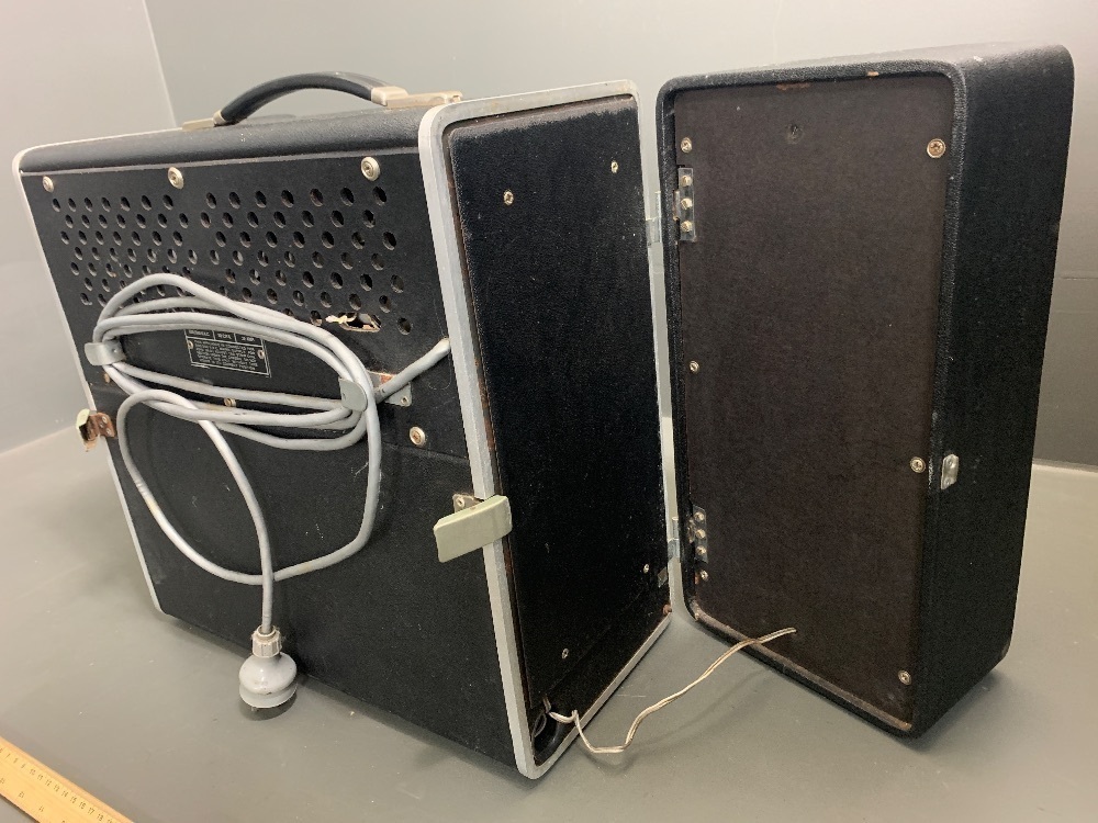 Vintage Australian Retro Pye Black Box - High Fidelity Radiogram with ...