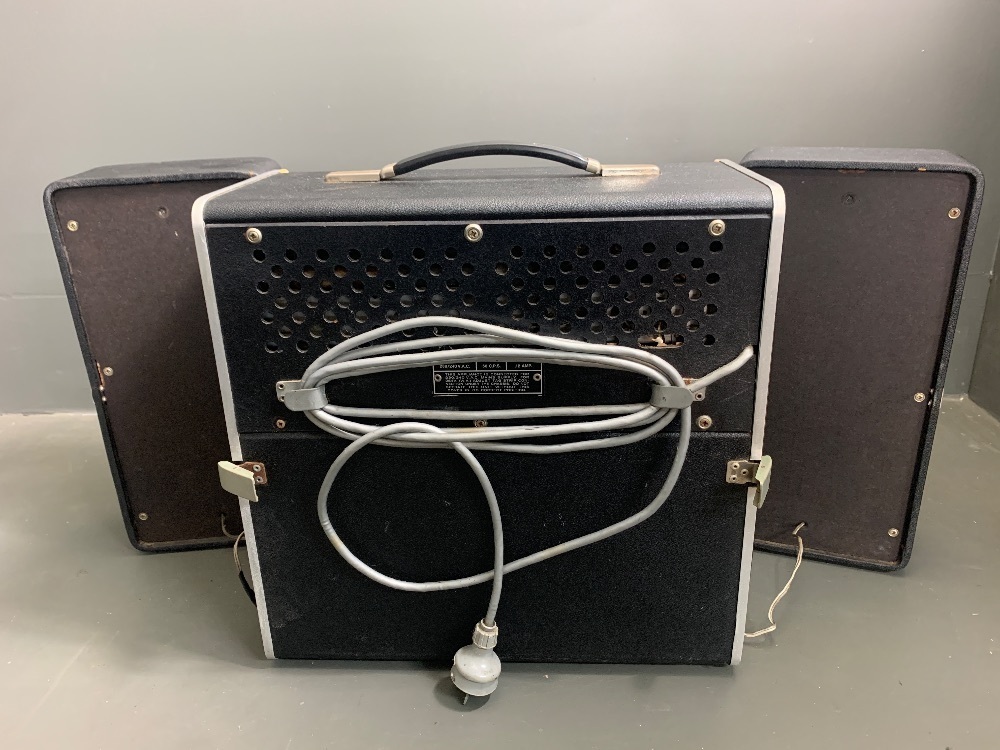 Vintage Australian Retro Pye Black Box - High Fidelity Radiogram with ...