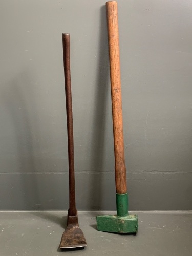 Heavy Log Splitter Vintage Adze