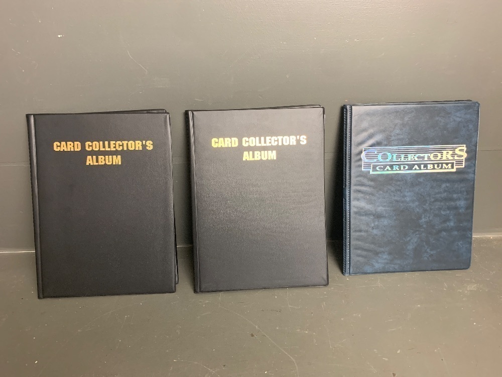 3 Card Collectors Albums - Animation Cards
