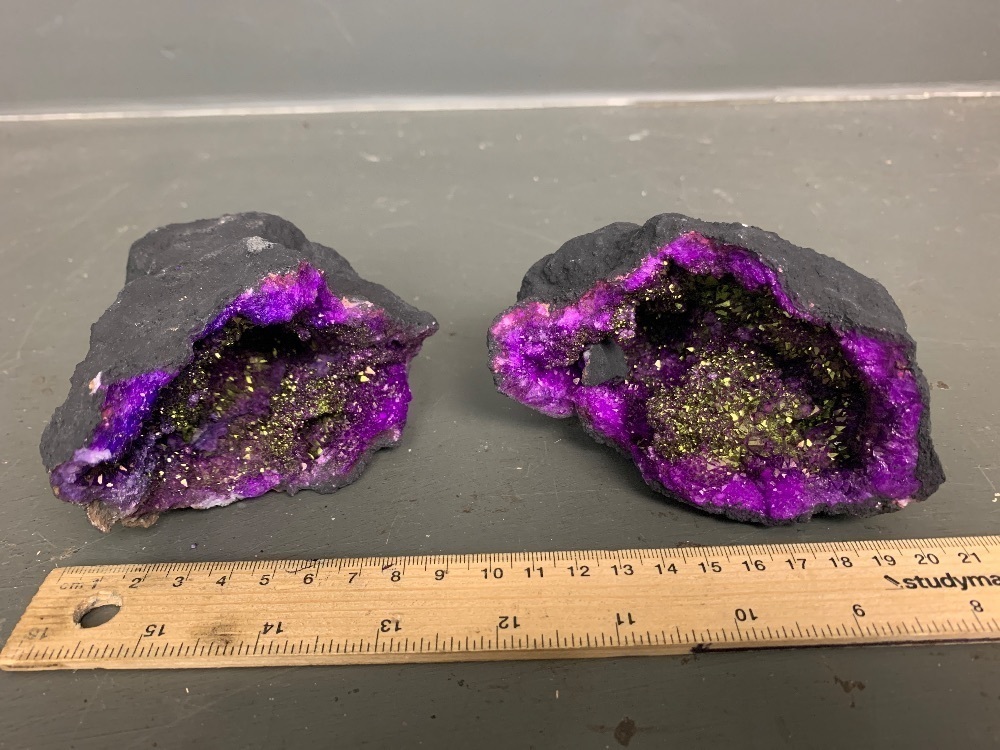 Crystal geode from Atlas mountains in Africa