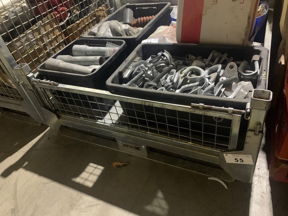 Stackable Steel Pallet Crate Contents Not Included