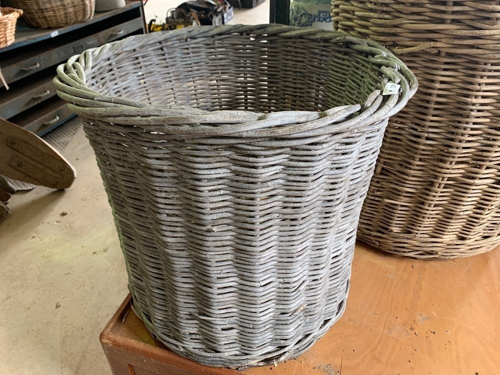 Large wicker cane basket