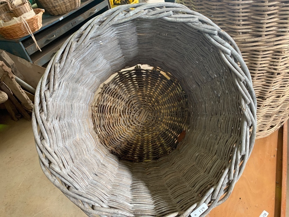 Large wicker cane basket