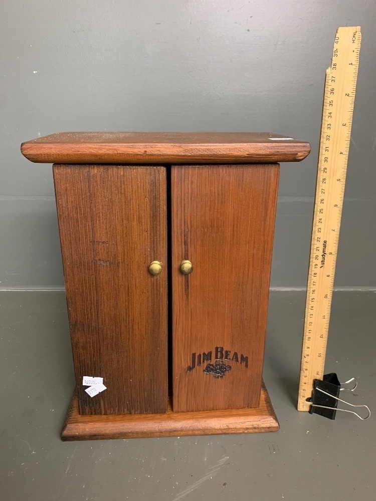 Jim Beam table top drinks cabinet