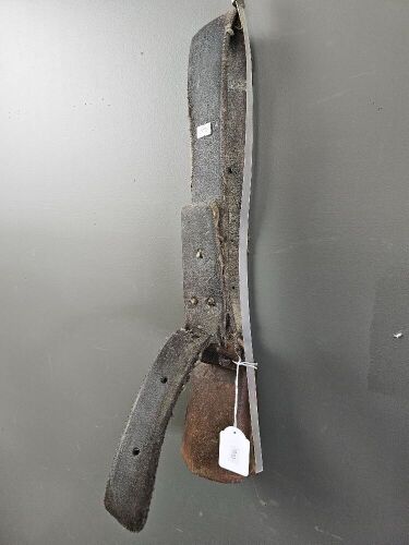 5 1/4in Lapped and Riveted Condamine Style Cow Bell with Strap