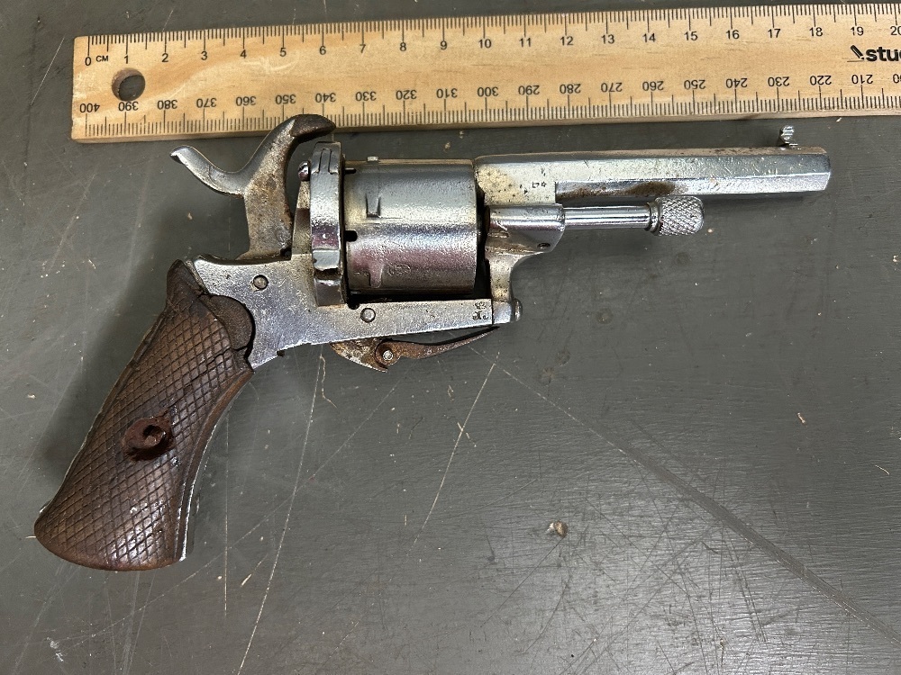 Antique Pin Fire Pistol C1870