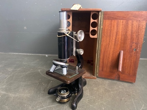 Vintage Watson & Sons Service Microscope C 1930s