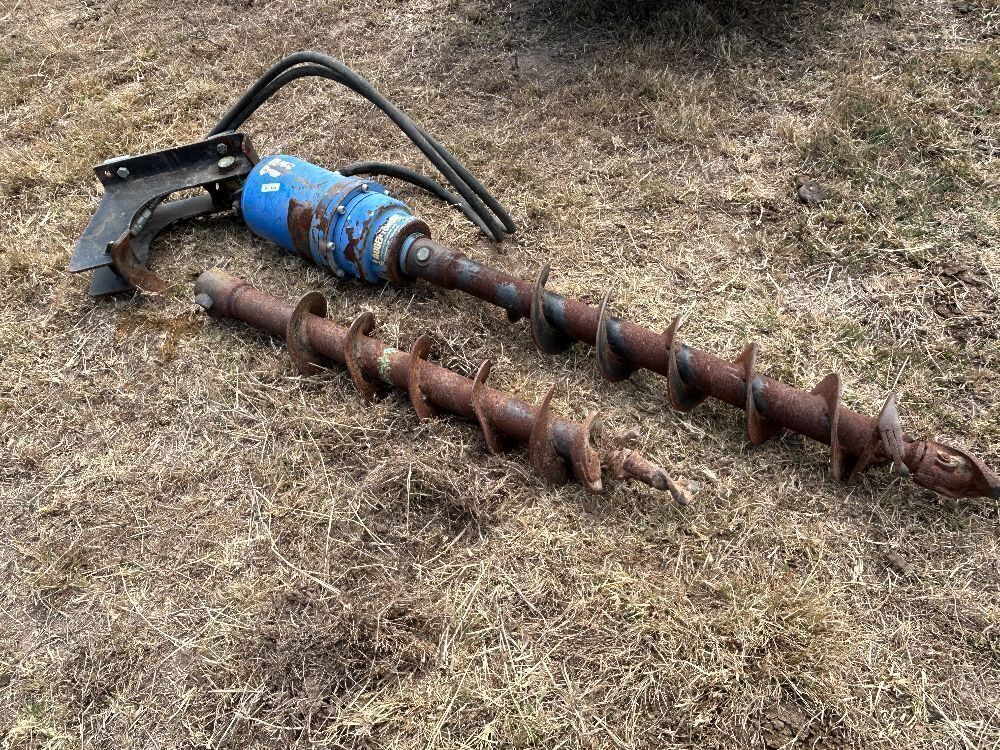 Hydraulic Auger Torque Post Hole Auger with 2 Auger Bits
