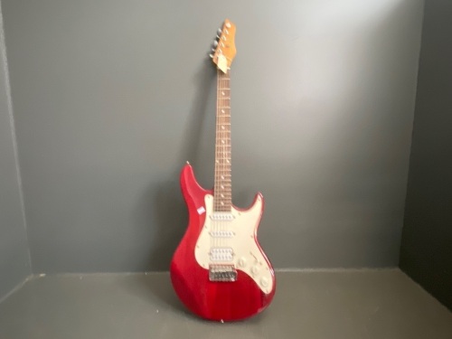 Vintage Ashton Red 6 String Electric Guitar
