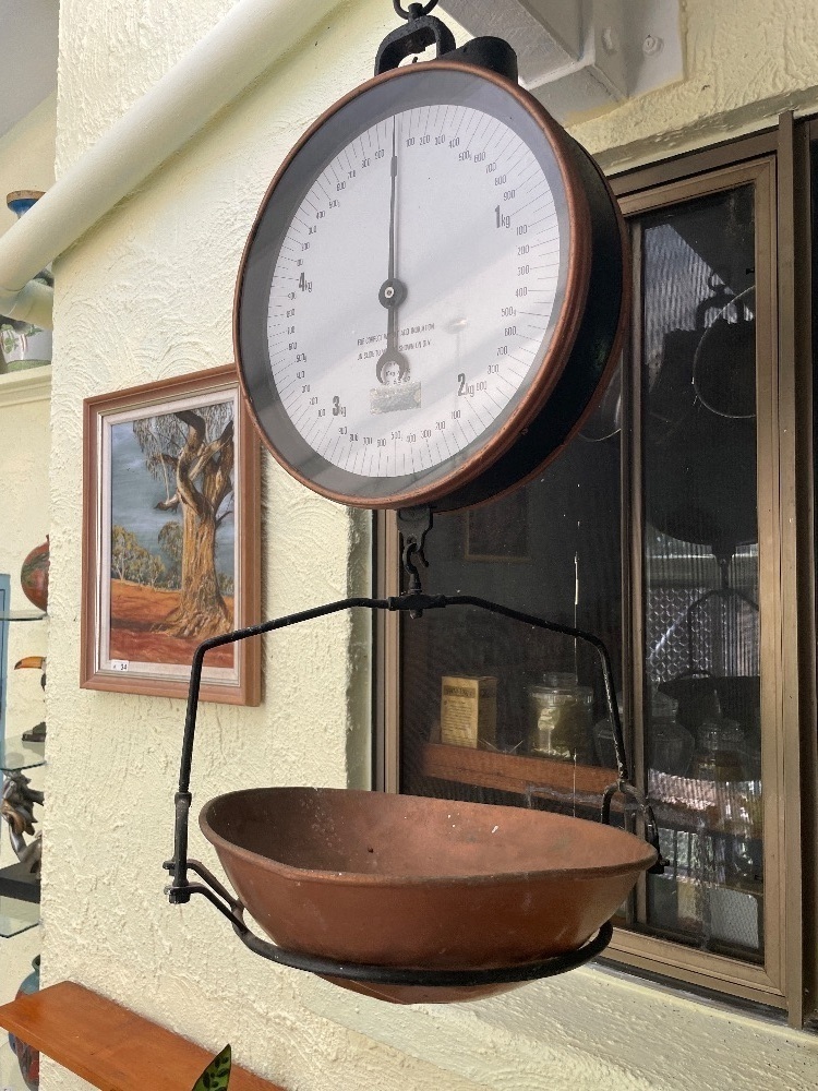 Vintage hanging scales